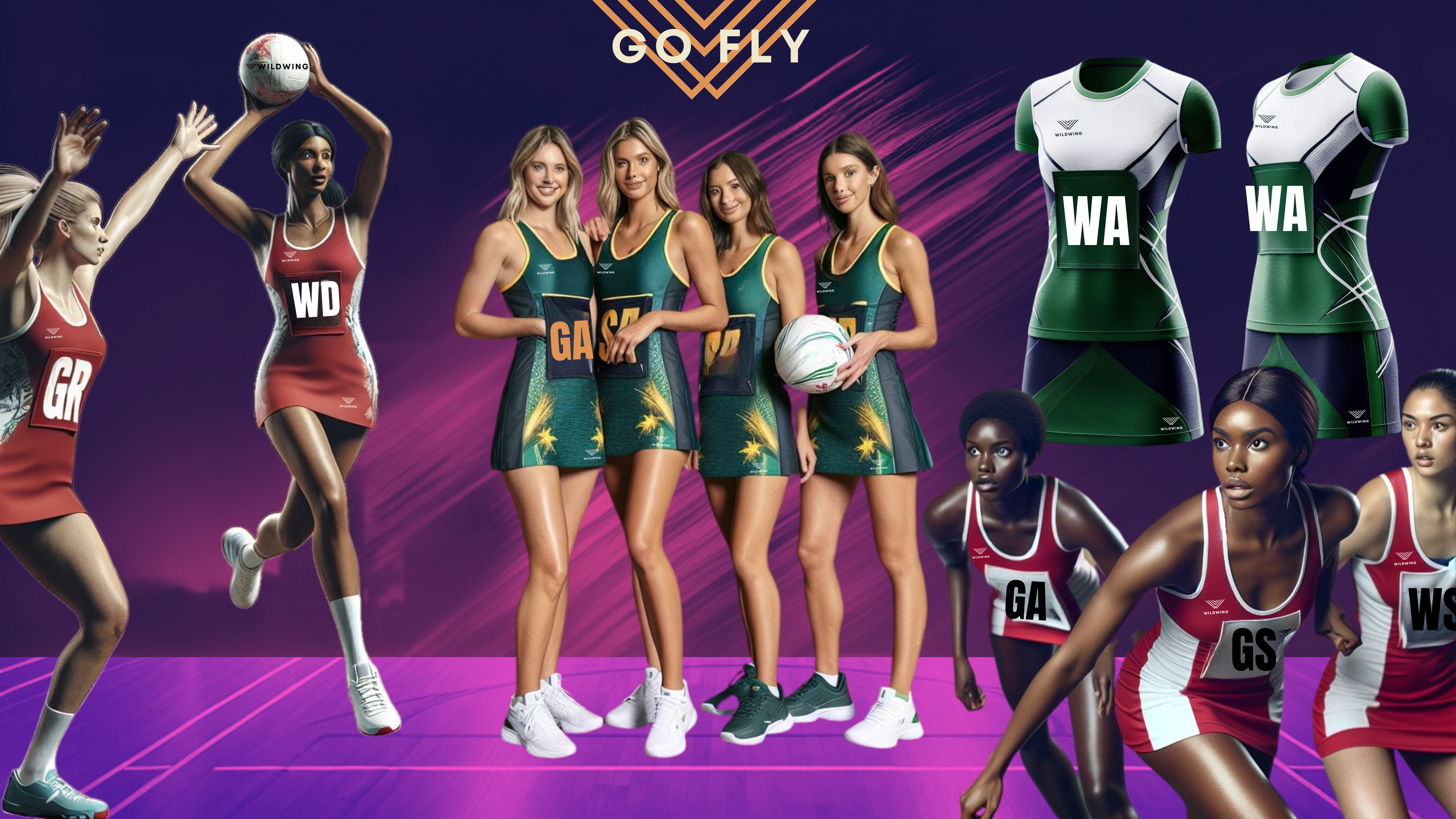 Custom Netball Kits | Wildwing Sportswear – Performance & Style